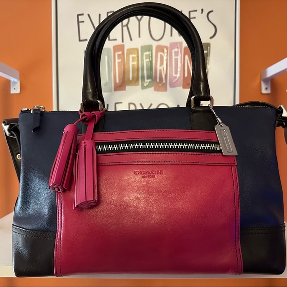 Coach | Bags | Coach Legacy Colorblock Molly Satchel Shoulder Bag Nwot ...